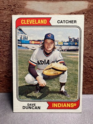 1974 Topps #284 Dave Duncan Baseball Card Cleveland Indians MLB Raw | eBay