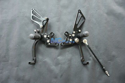 CNC Adjustable Rearset Foot pegs Rear set For Suzuki SV650 / SV650S SV ...