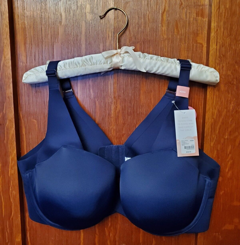 NEW - NAVY CACIQUE LANE BRYANT 42DD LIGHTLY LINED BACK SMOOTHER ...