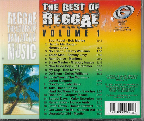 CD Reggae Various The Best Of Reggae Volume 1 CD, Comp, RE 0 Dancehall ...