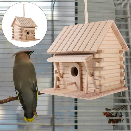 1PC Wooden Creative Home Bird House Window Birdhouses for Outdoor Bird ...