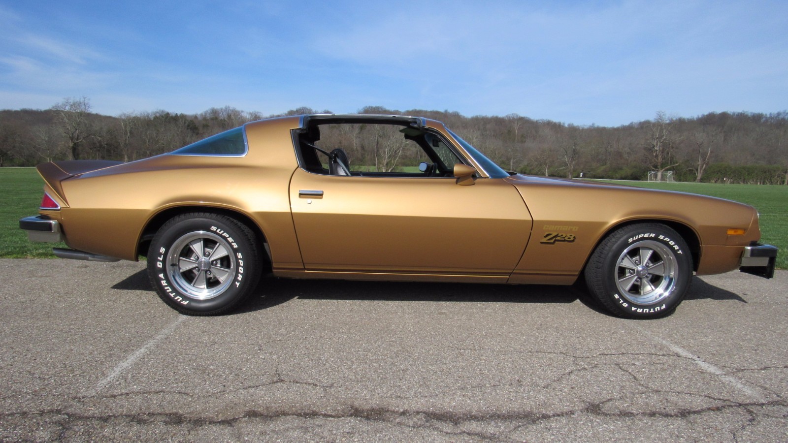 1977 Chevrolet Camaro Z28 gold t-tops | 24 x 36 INCH POSTER | sports ...