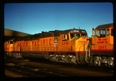 Railroad Slide - Union Pacific #6946 DD40 Locomotive 1975 North Platte ...