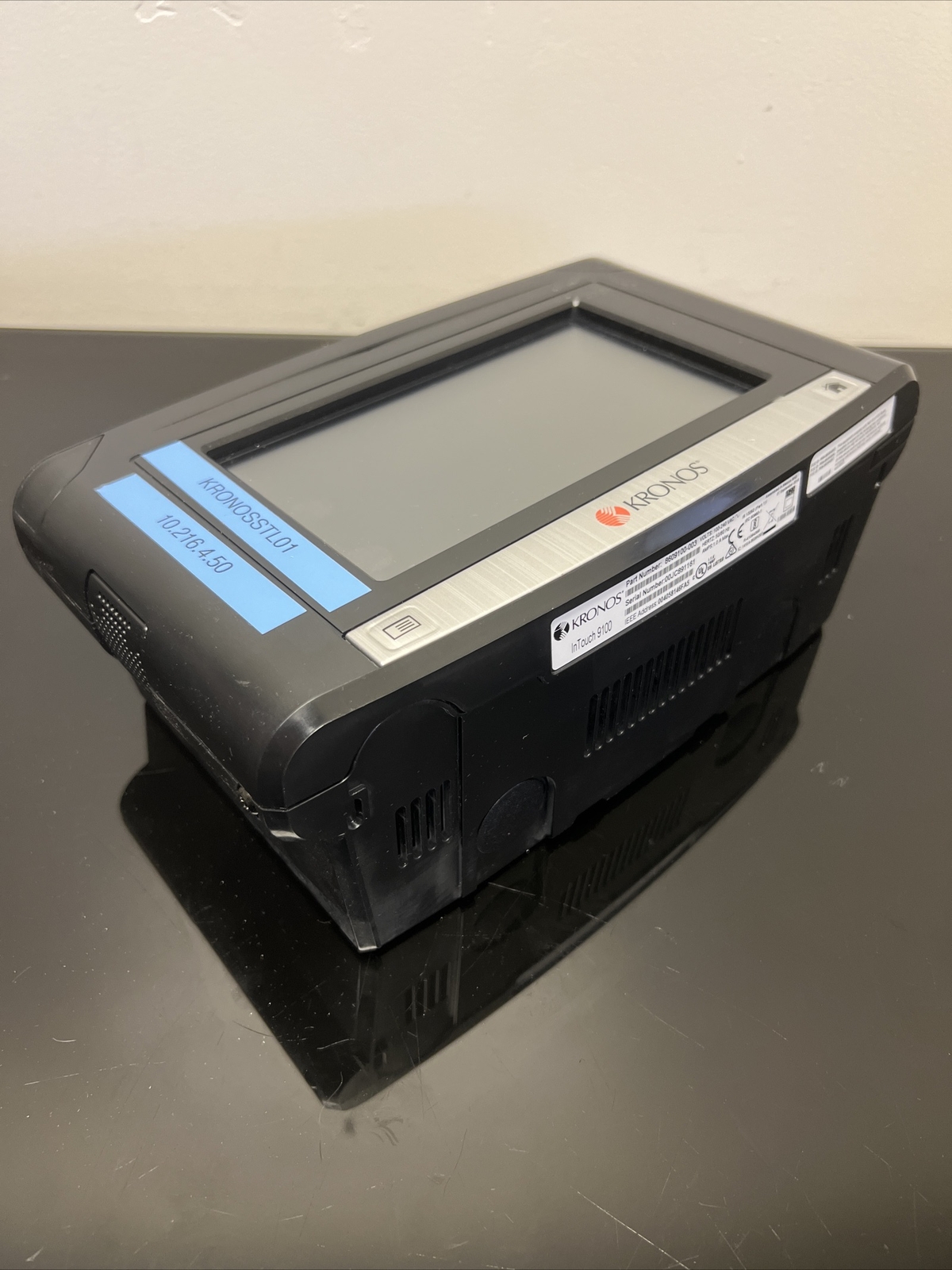 Kronos InTouch 9100 Time Clock Touch Panel LCD Display in Frame - No ...