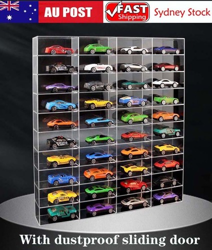 Acrylic 1:64 Toy Model Cars Display Storage Case Cabinet For Hot Wheels ...