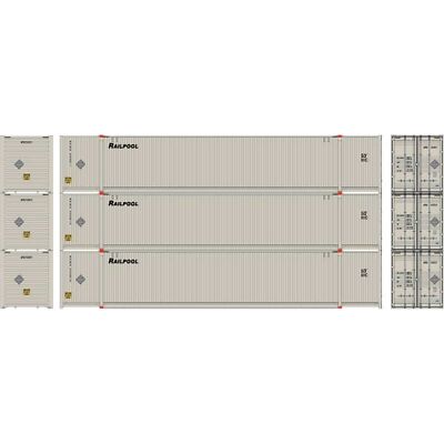 Athearn ATH28499 53' CIMC Container - Railpool #2 (3) RTR HO Scale | eBay