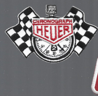 NEW 2 1/8 x 3 3/8" Tag Heuer W/Flags Iron on Patch Free Shipping | eBay