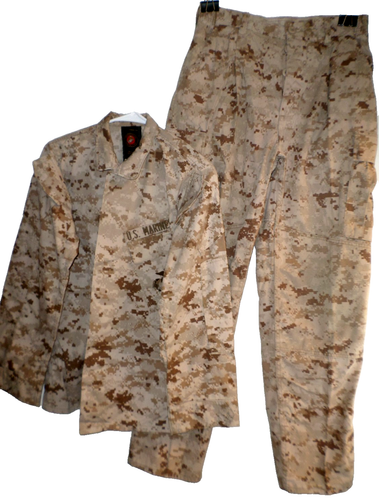 US MILITARY DCU USMC MCCUU COMBAT UNIFORM SZ 32 SHORT SHIRT & TROUSERS ...