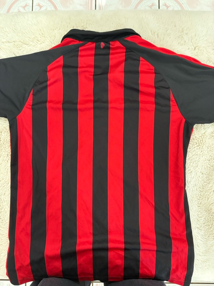 AUTHENTIC PUMA 2018 AC Milan Collar Jersey | eBay