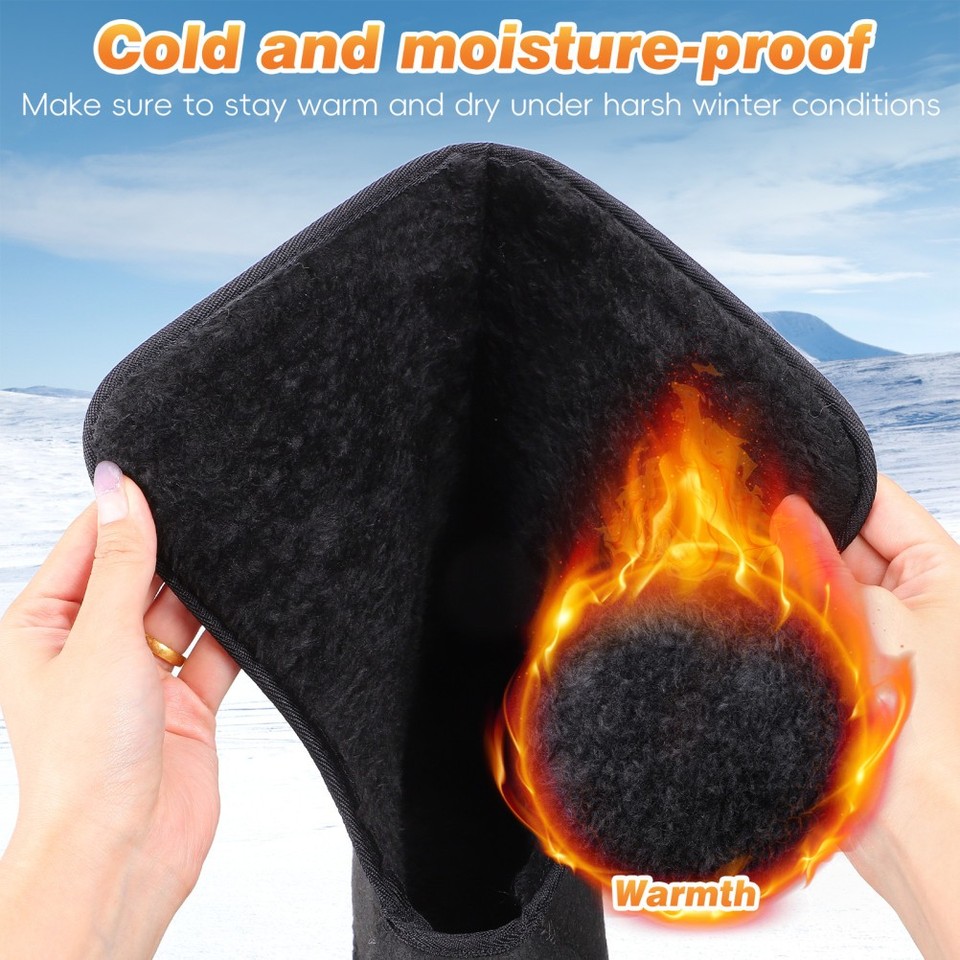 Fleece Boot Socks Cold Weather Liners Inner Lining for Snow Boots ...