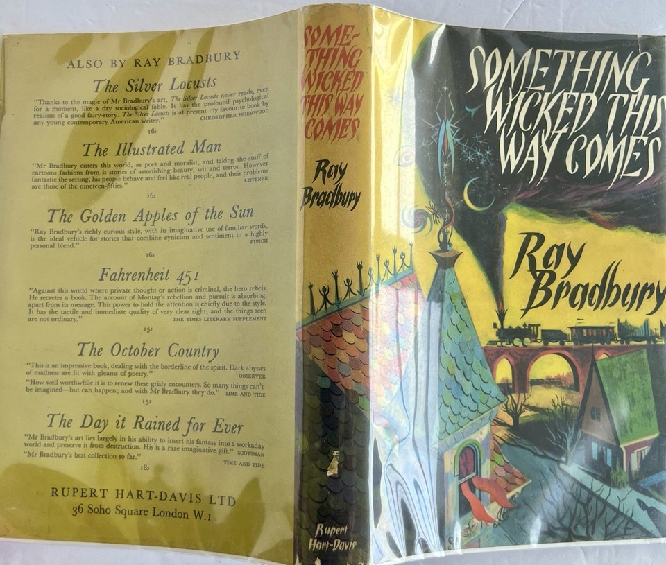 Ray Bradbury Something Wicked This Way Comes 1st UK EDT Rupert Hart ...