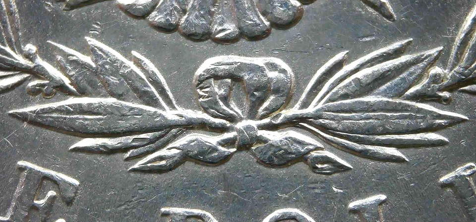 1886 P VAM 21, Top 100, Gouge in M, Doubled Reverse, Morgan Silver ...