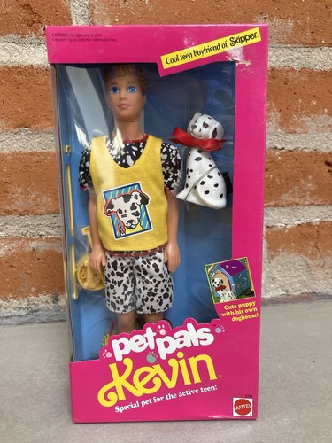 Barbie Pet Pals Kevin Doll with Dalmatian Puppy, Mattel 1991, No. 2711 ...