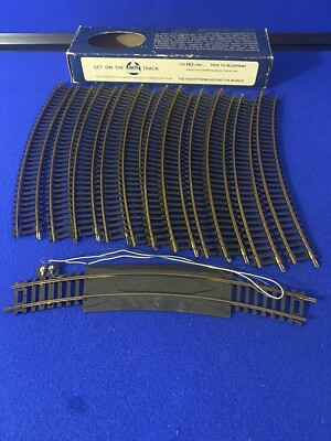 AHM HO Scale Circle Track Set 11 Curves & 1 Terminal Track #25001 TR ...