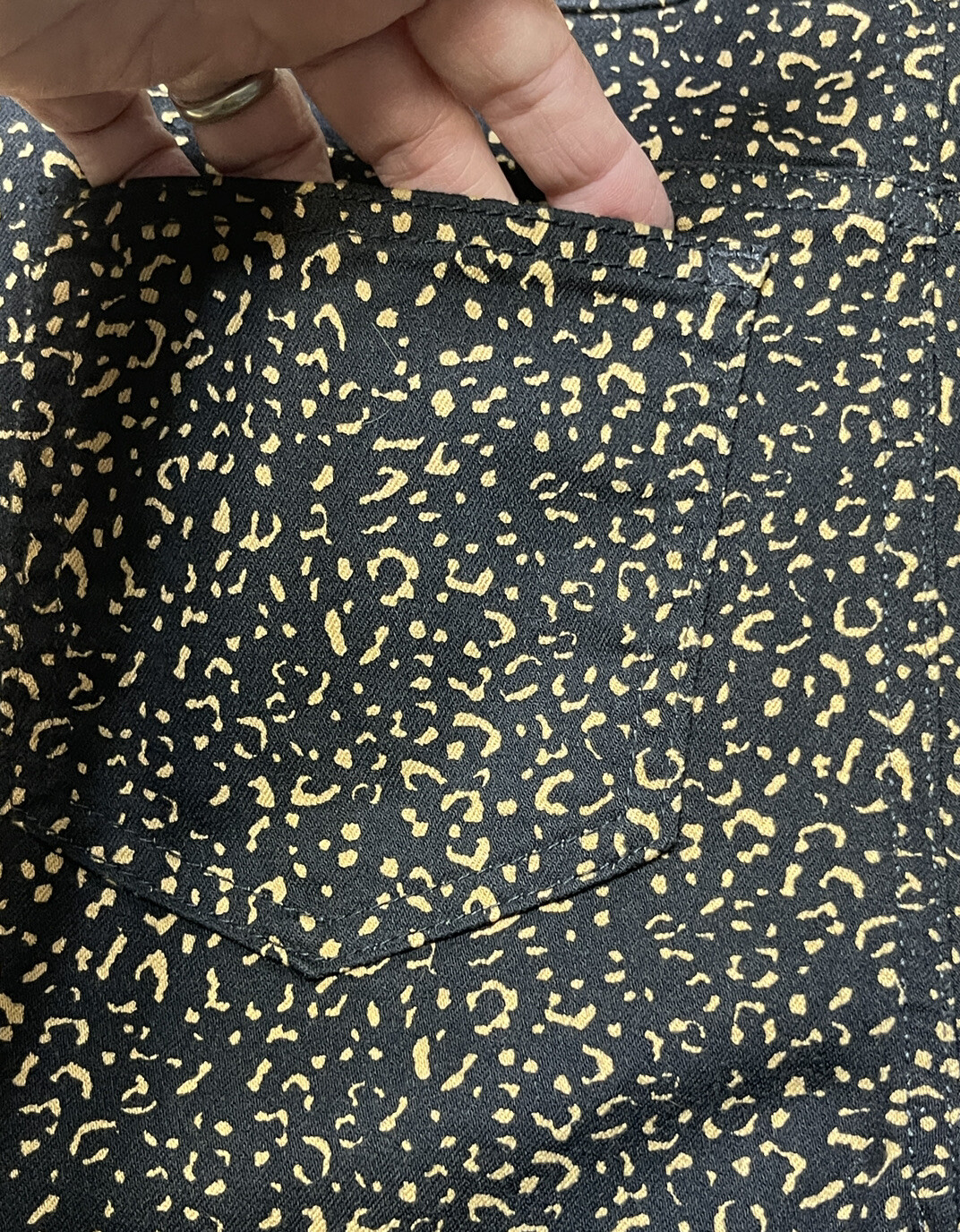 Chicos Womens Size 00 Etched Textured Leopard Jeggings Jeans Pants New ...