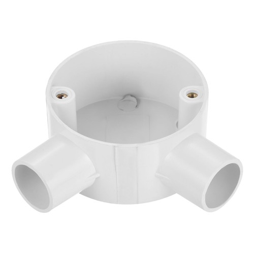 PVC Conduit Box Junction Box 90° 2 Way 20mm M4 x 0.7 for Electronic ...