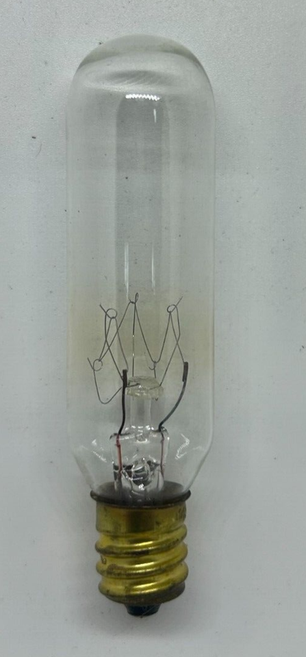 5-Pack 15 Watt 145 Volt Clear E12 Candelabra Base T6 Bulb 15T6/145V ...