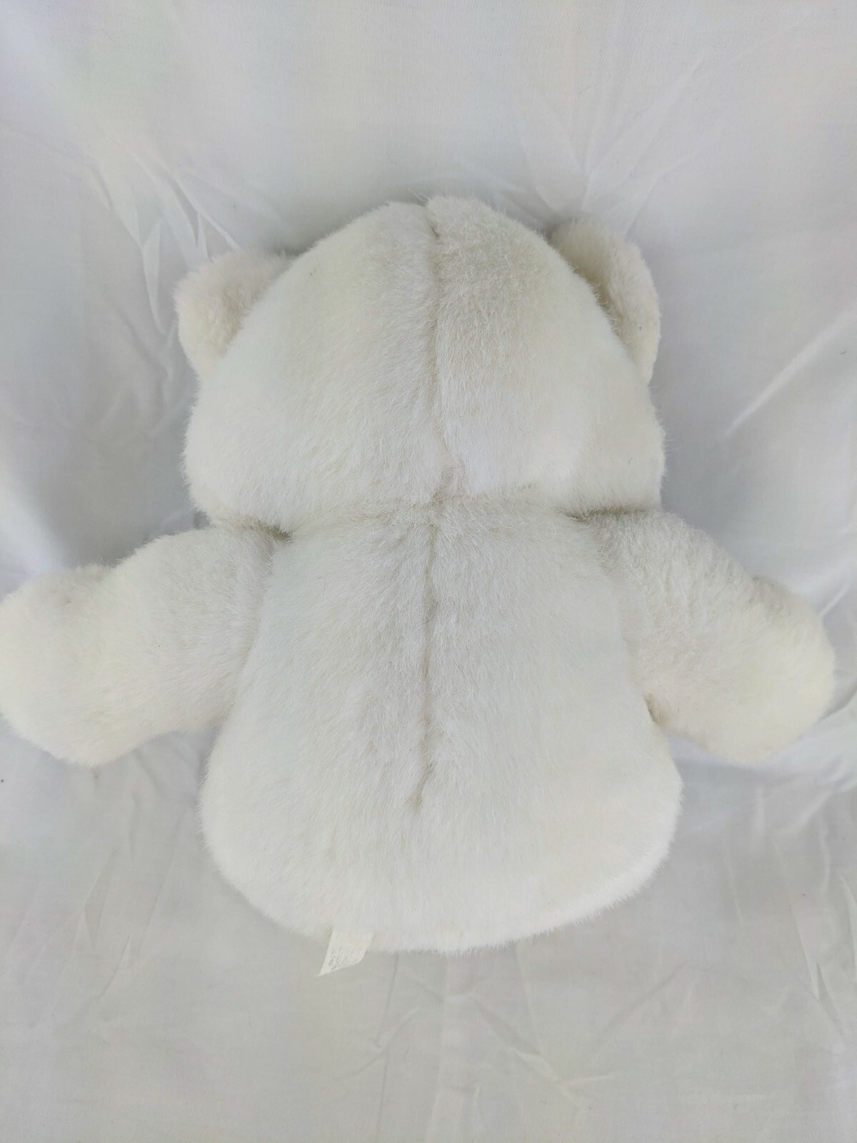 Summit Corp White Bear Plush 12 Inch Red Rose Hearts Stuffed Animal Toy ...
