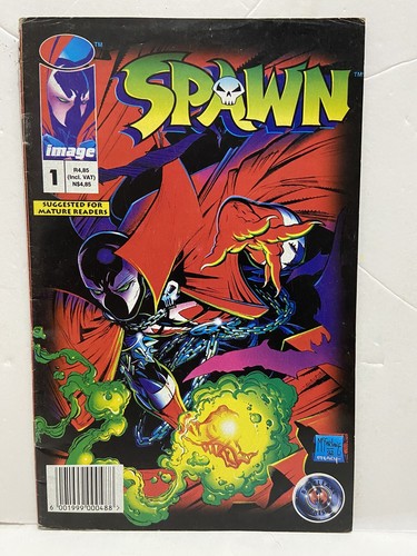 SPAWN #1 BATTLEAXE NEWSSTAND VARIANT IMAGE COMICS 1995 COUPON ATTACHED MCFARLANE | eBay