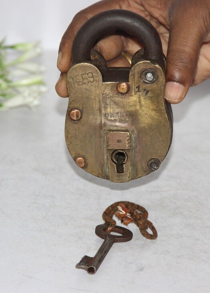 Old Brass Padlocks New Handicraft Brass Door Padlock And Keys With New