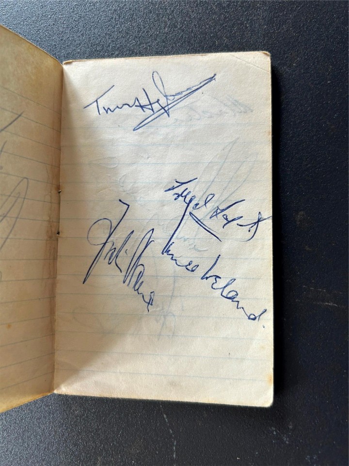 Autograph book signed Jim Clark Maston Gregory Hailwood Maggs Ginther ...