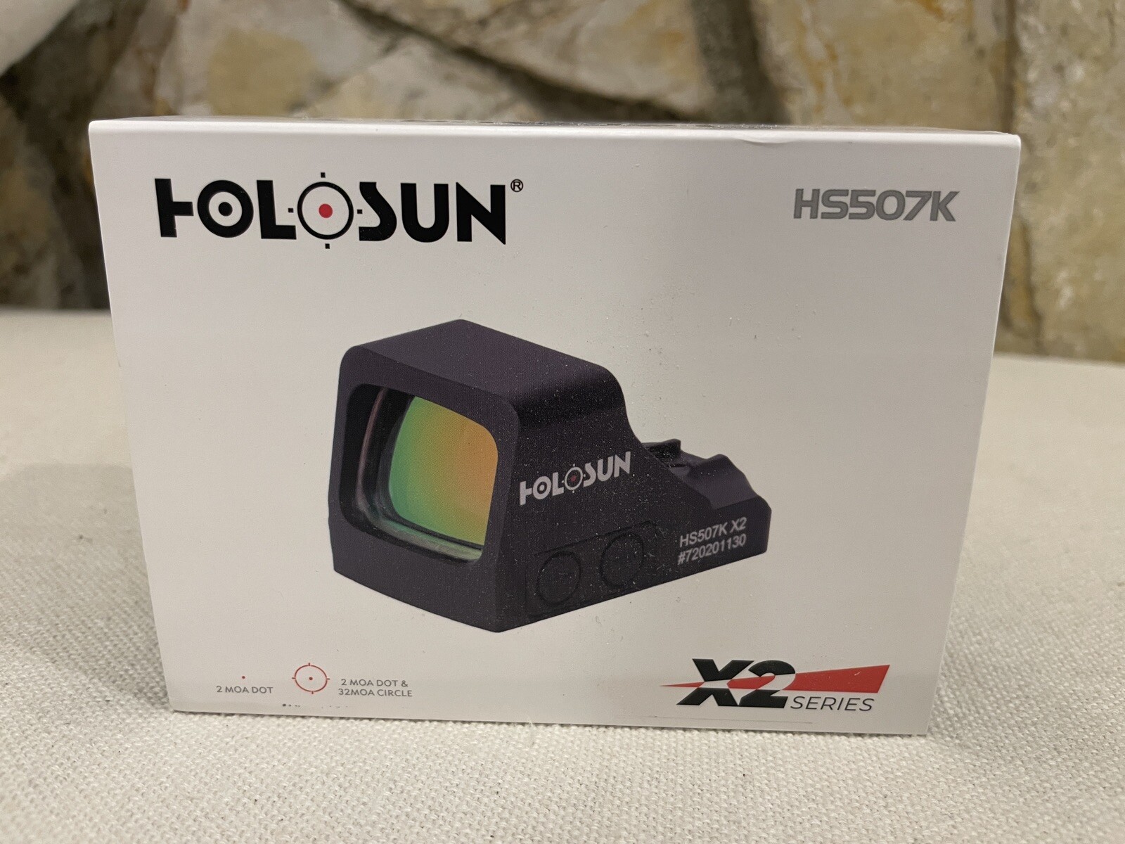 HOLOSUN HS507K X2 Open Reflex Sight - Red Reticle for sale online | eBay