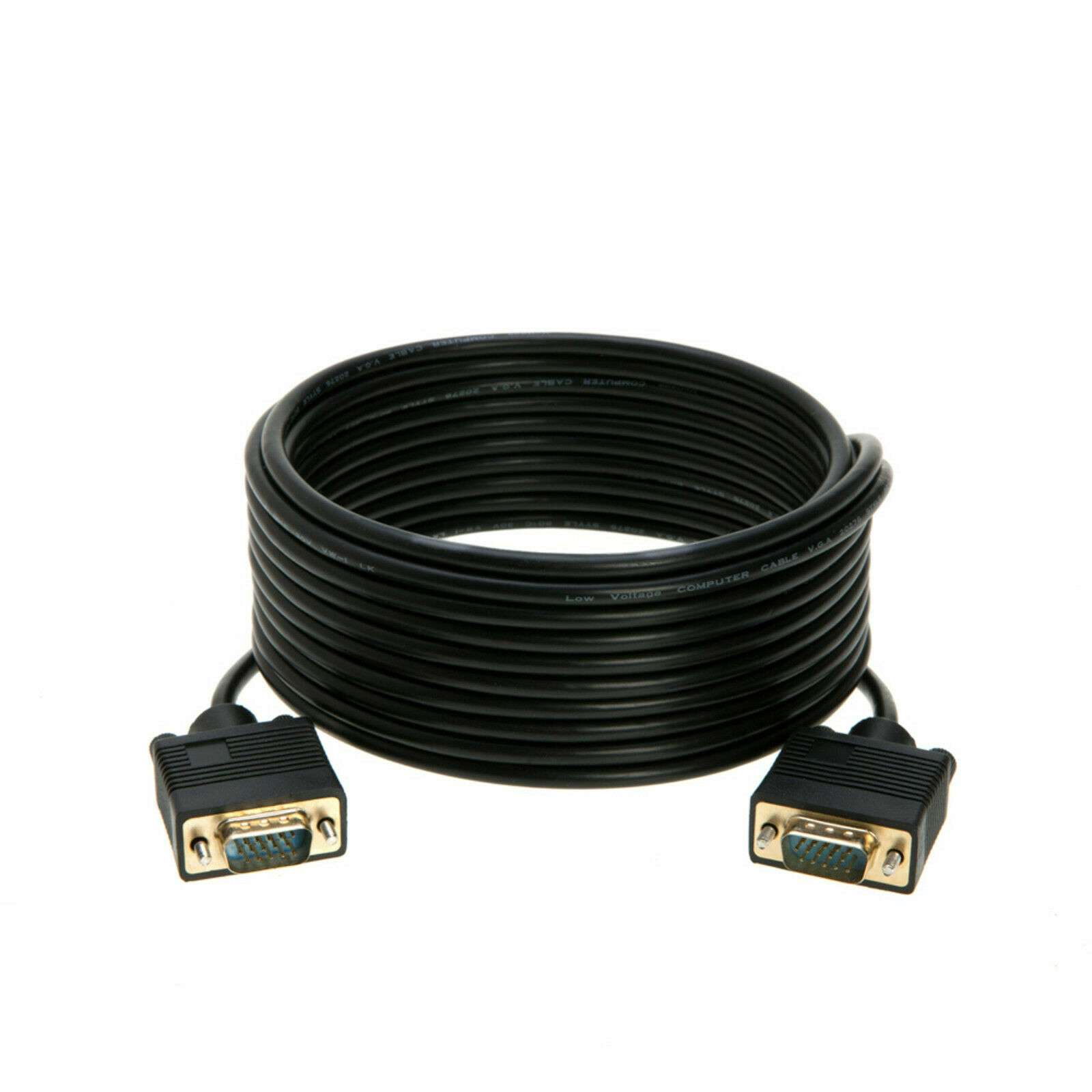 SVGA Male/Male Cable for PC Monitor Projector HDTV- High Quality 3FT ...