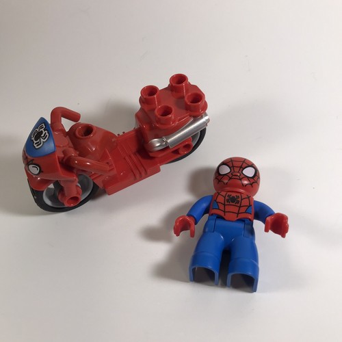 Lego Duplo Spider-Man Action Figure with Motorcycle Bike | eBay