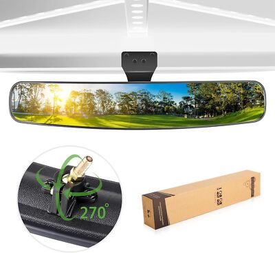 Golf Cart Panoramic Rear View Mirror for Yamaha EZGO Club Car Golf ...