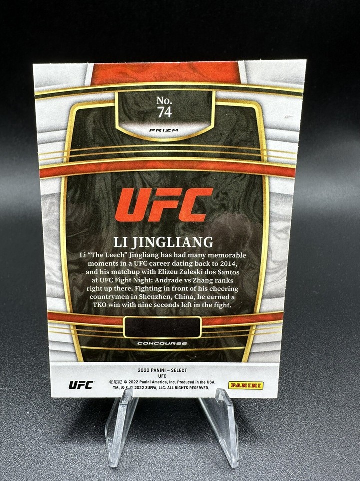 2022 Panini Select UFC Orange SHOCK FLASH Prizm Li Jingliang | eBay