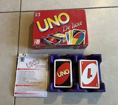 Jeu De Société Uno De Luxe Complet Bon État | eBay