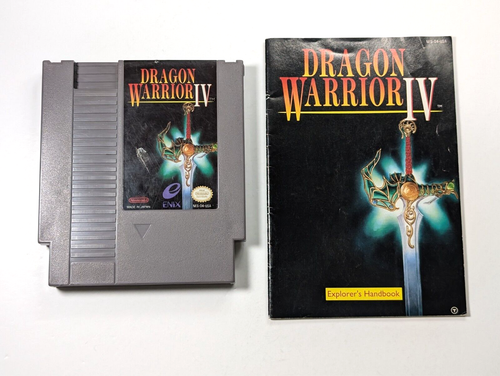 Dragon Warrior IV Nintendo NES with handbook authentic | eBay