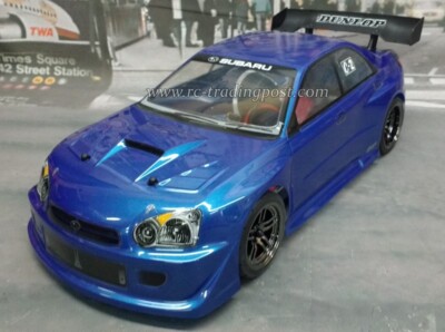 HPI RACING IMPREZA Custom Painted RC Car Body 1/10 OnRoad HPI/4Tec2.0 ...
