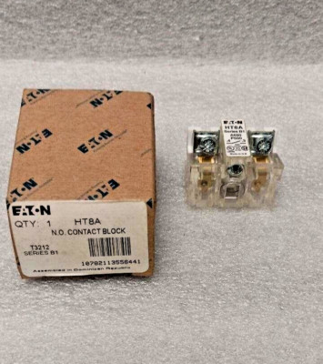 NEW EATON HT8A, T3212, Pushbutton Contact Block N.O. Series B1. | eBay