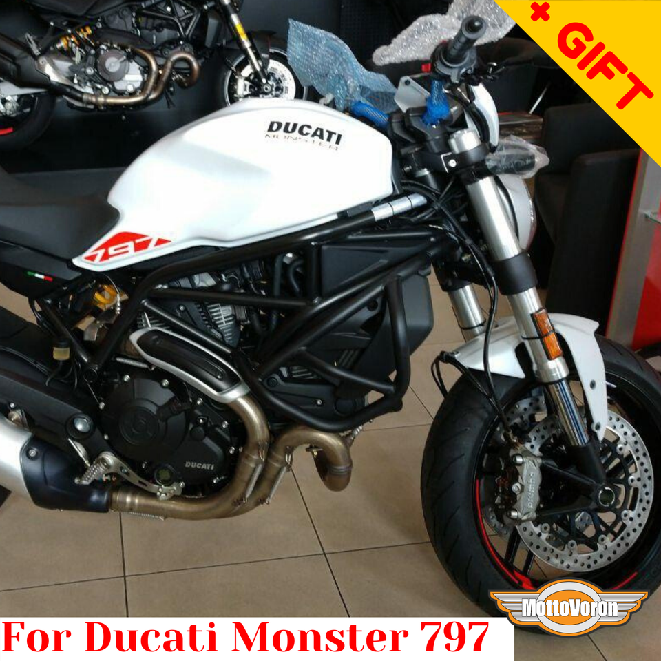 For Ducati Monster 797 engine guard Ducati 797 crash bars, Bonus | eBay