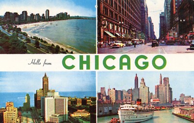 Hello from Chicago, Chicago, Illinois --POSTCARD | eBay