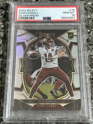 2022 Select Sam Howell #76 Concourse Silver Prizm RC PSA 10 | eBay