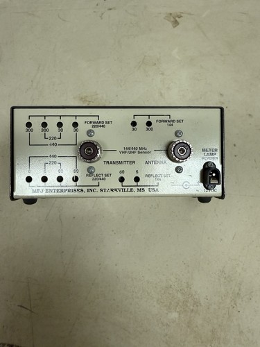 MFJ-862 CROSS-NEEDLE METER 144/220/440 MHz VHF-UHF SWR Wattmeter | eBay