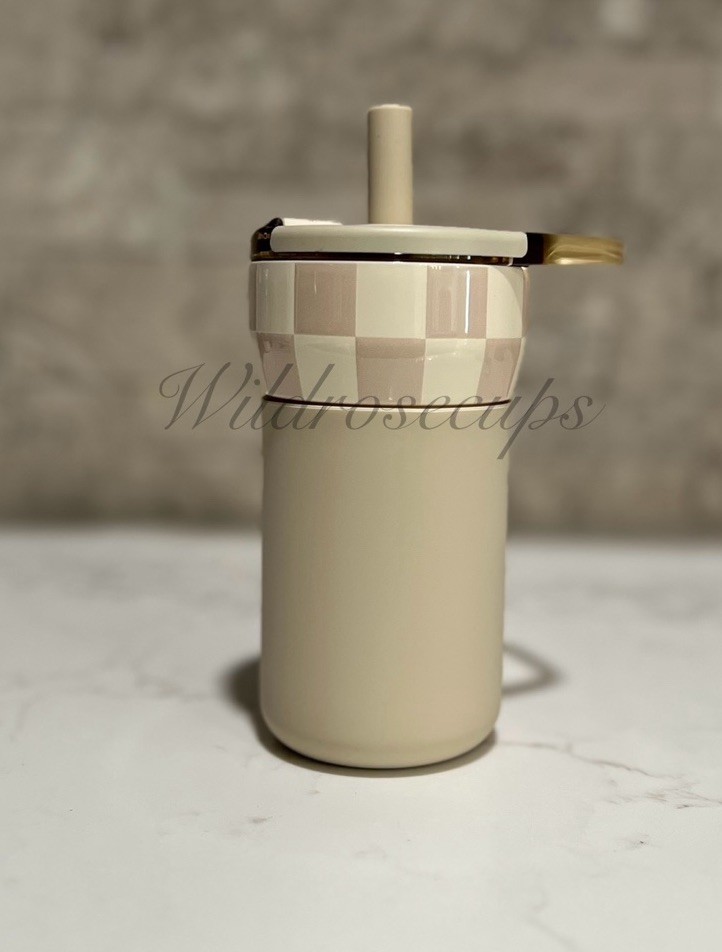 BRUMATE LEAP 12OZ TAN CHECKER Kids Tumbler NWT | eBay