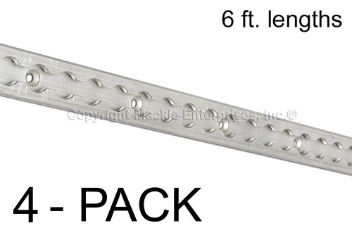 6 ft Rectangular Aluminum Load Track, Trailer / Truck Tiedown - 4 ...
