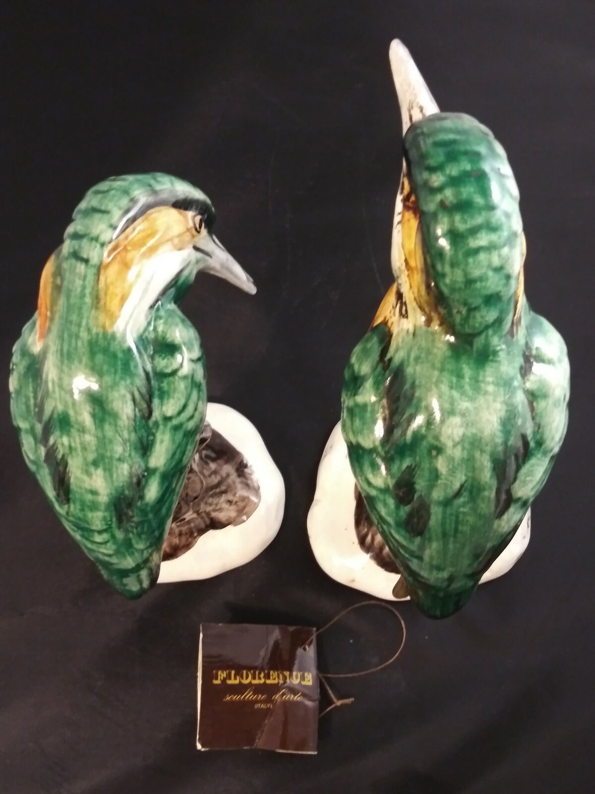 R Pennati Florence Sculture d'arte Italy Pair of Birds | eBay
