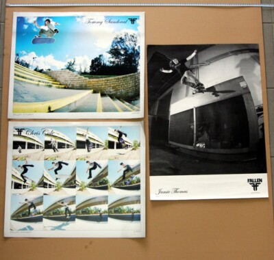 Fallen Footwear pack of 3 Posters Jamie Thomas, Cole, Sandoval ...
