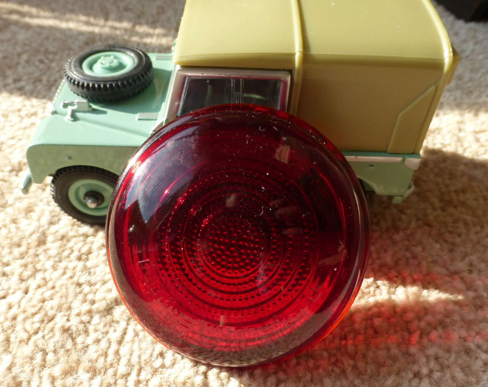 Land Rover Series 2 2a OEM Lucas L488 Rear Brake Tail Light Red Glass ...
