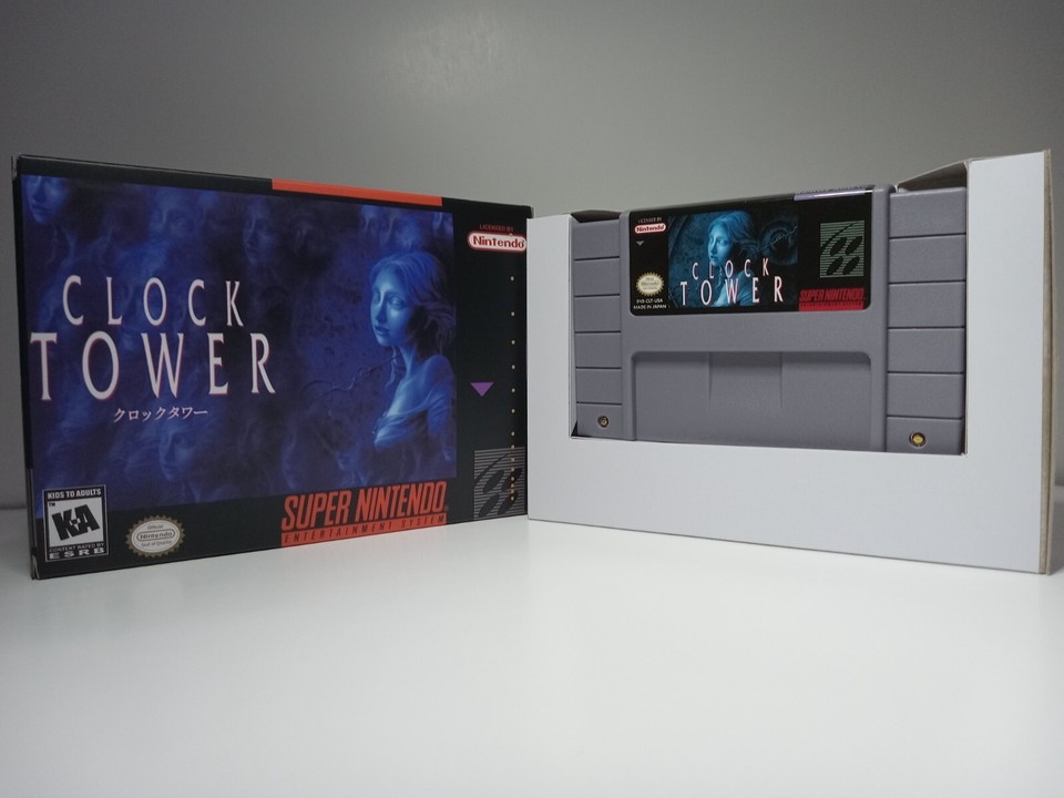 Clock Tower Super Nintendo English Translation SNES Horror Game Cart ...