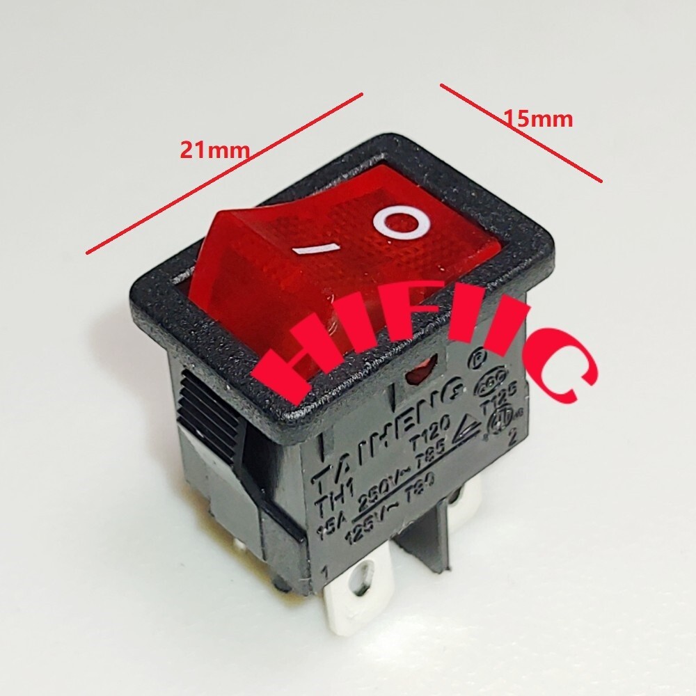 3-pin Oval Switch TAIHENG TH1 Compatible Oval Rocker Switch - Blue ...