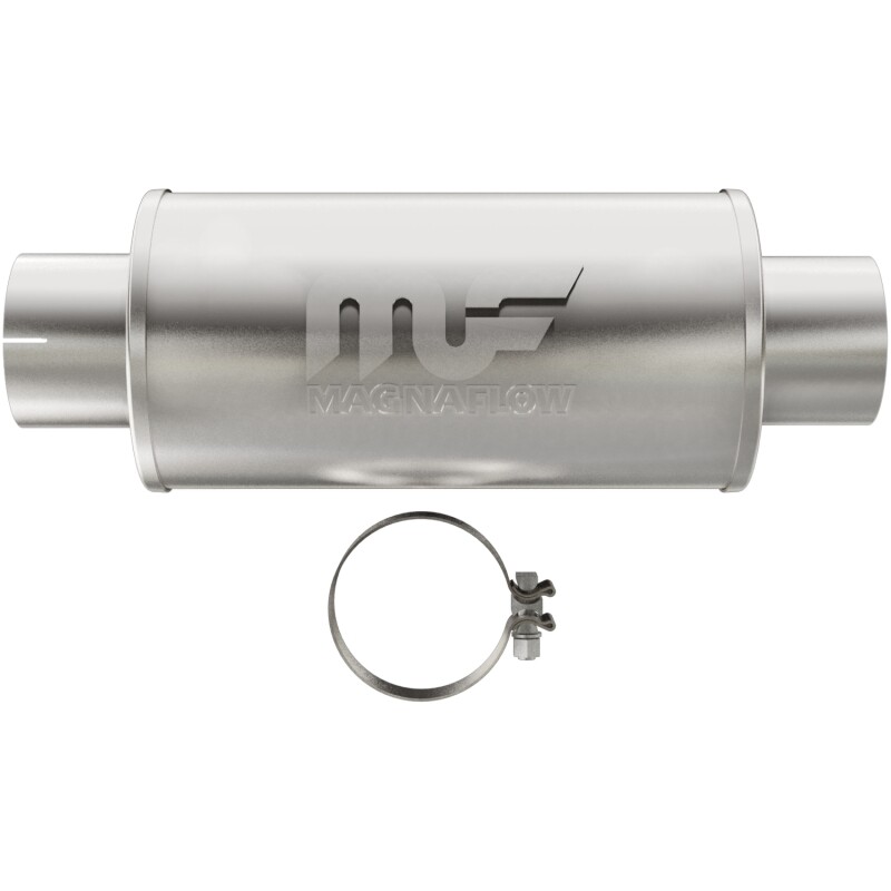 MagnaFlow Muffler Mag DSL SS 7x7x14 4in Inlet 4in Outlet 12775 | eBay