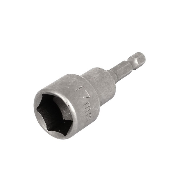 A15050800ux0304 1/4" Hex Shank 17Mm Metric Socket Nut Driver Adapter ...
