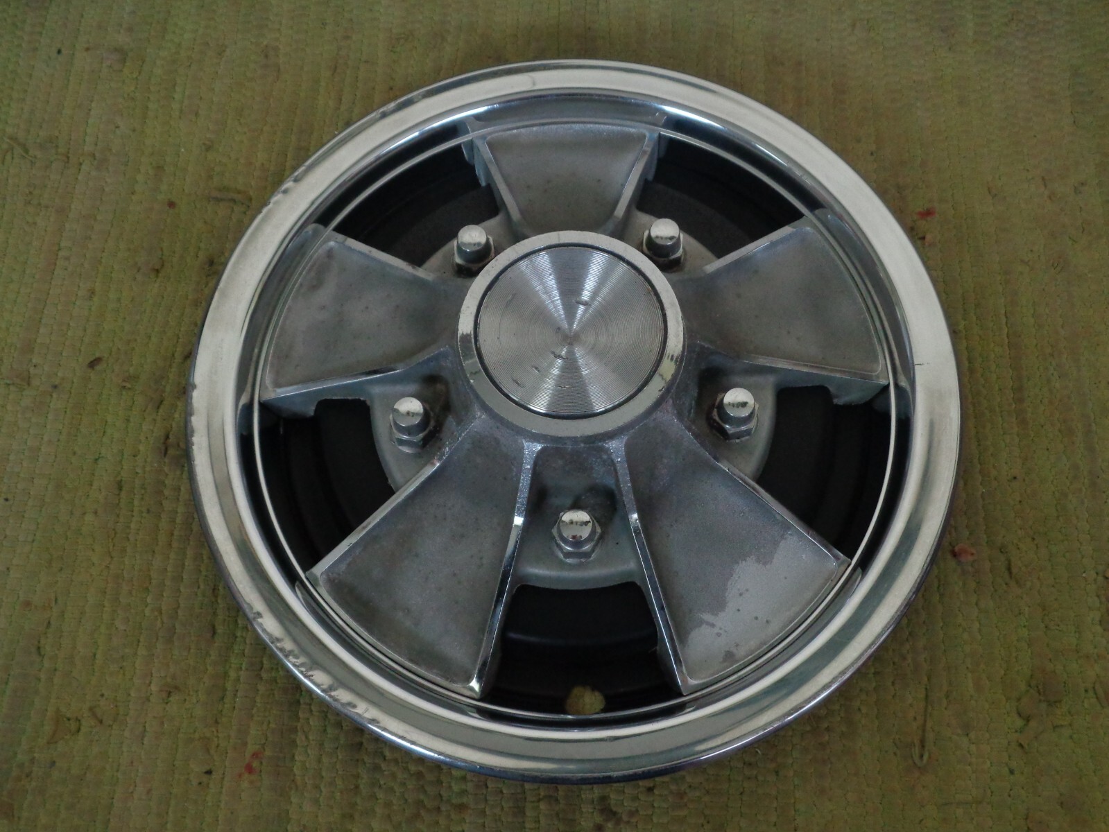 66 67 68 Ford MAG Hub Caps 14" Set of 4 Wheel Covers 1966 1967 1968 ...