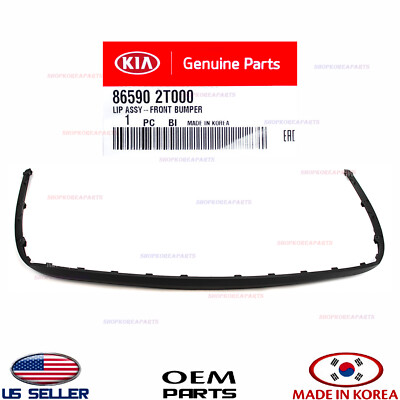 Genuine OEM Front Bumper Lower Deflector Chin Lip 2011-13 Kia Optima EX ...