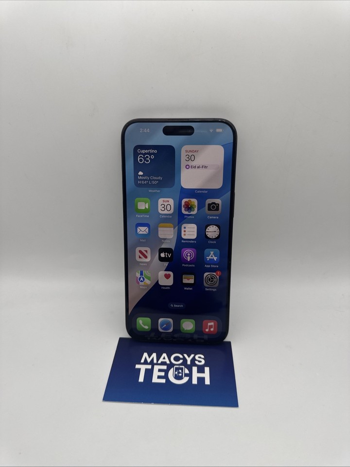 Apple iPhone 15 Pro Max 1TB Black Titanium - GOOD Condition - With ...